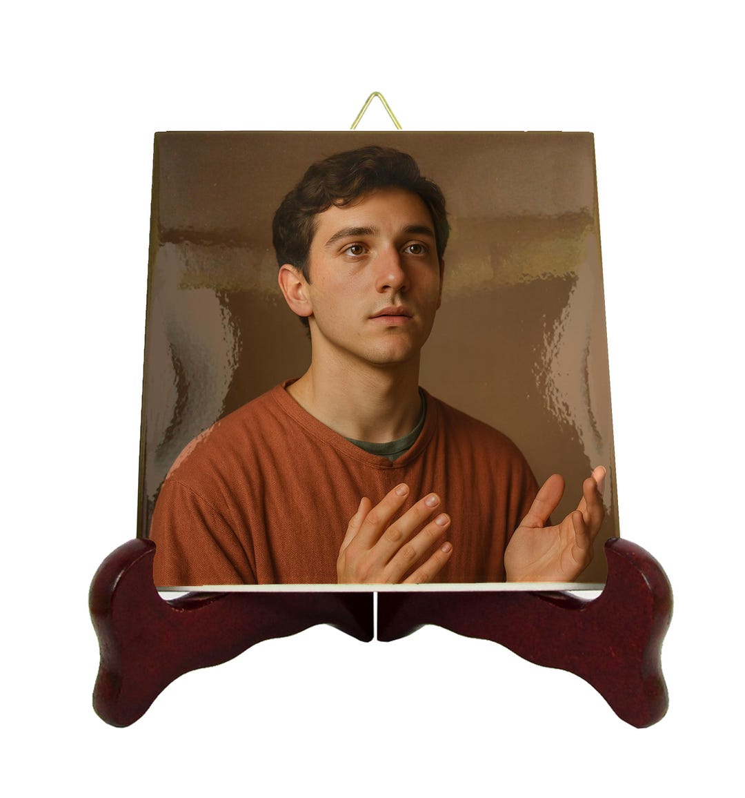 Handcrafted Saint Vitus Ceramic Icon: Catholic Home Altar Art - Etsy