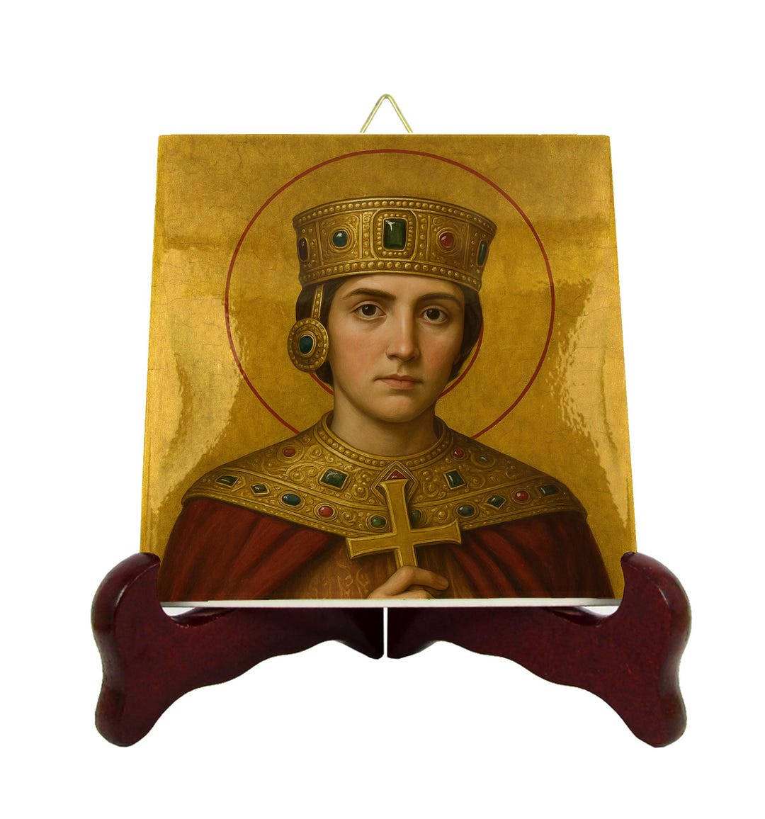 Saint Alexandra of Rome Ceramic Icon – Catholic Devotional Art, Martyr ...