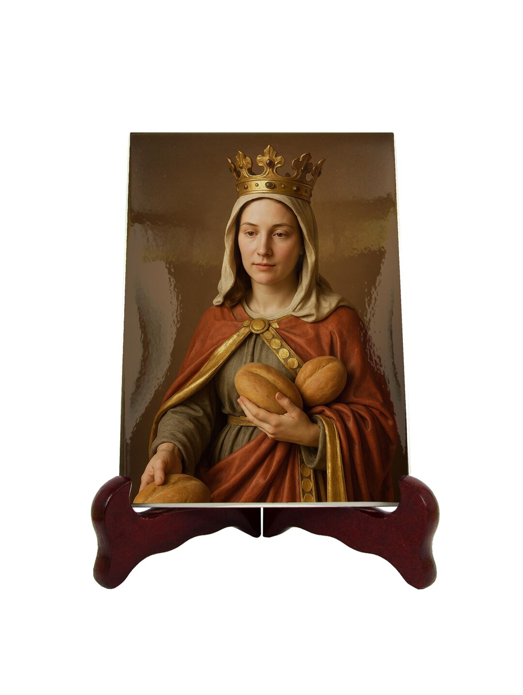 Saint Emma of Lesum Ceramic Icon: Handmade Catholic Devotional Art - Etsy