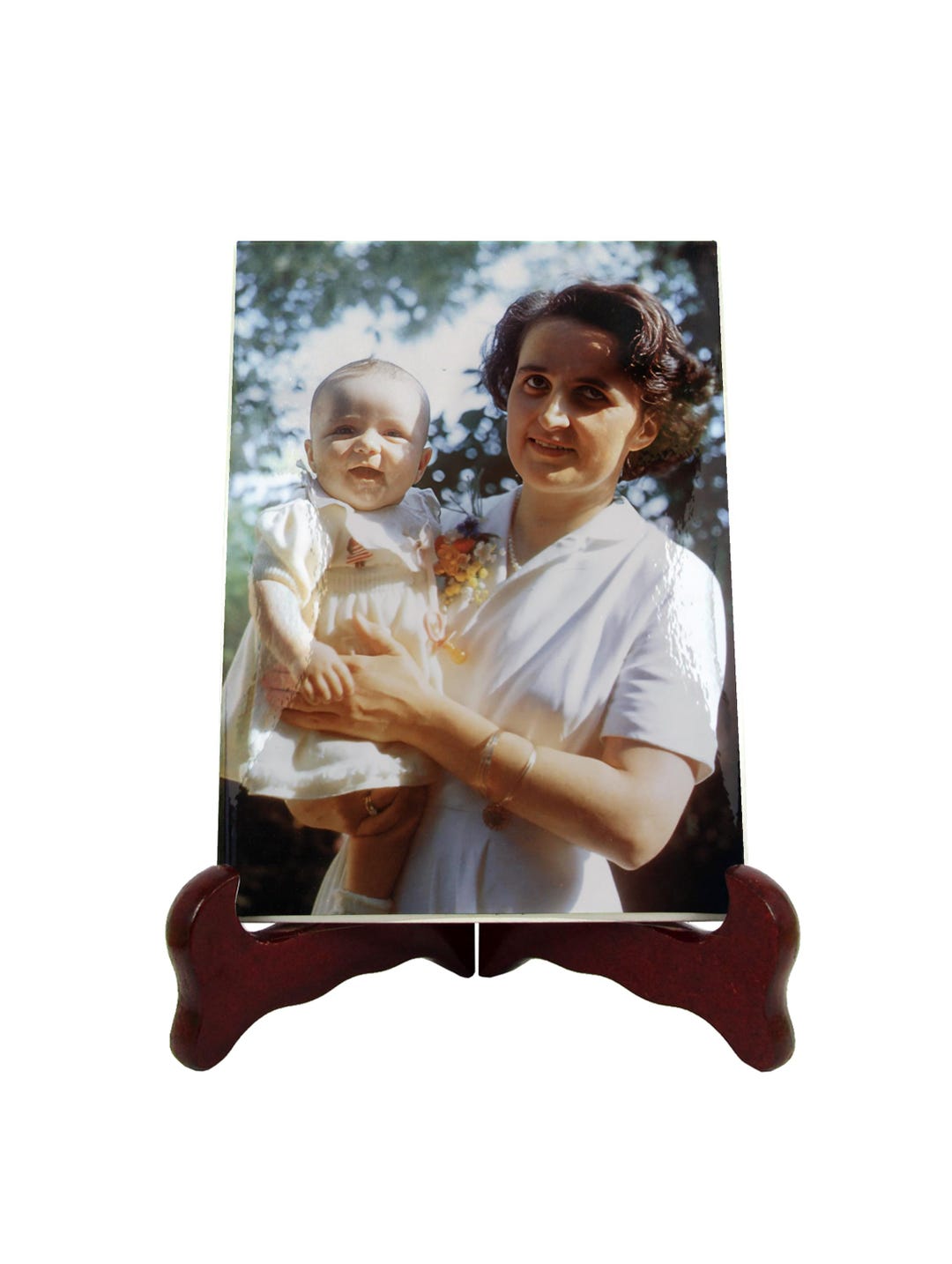 Saint Gianna Molla Ceramic Icon: Handmade Religious Portrait for Home ...