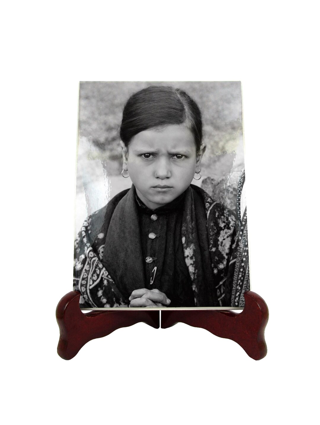 Saint Jacinta Marto Ceramic Catholic Icon – Fatima Visionary Child ...