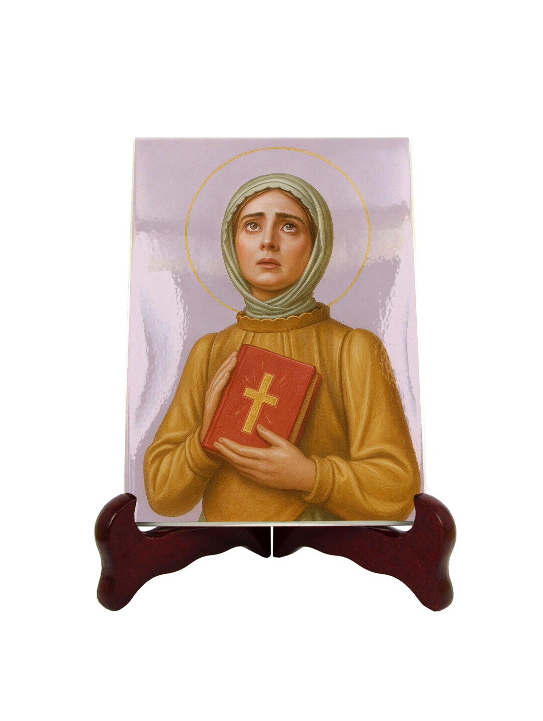 Saint Margaret Clitherow Ceramic Icon: Handcrafted Religious Gift - Etsy