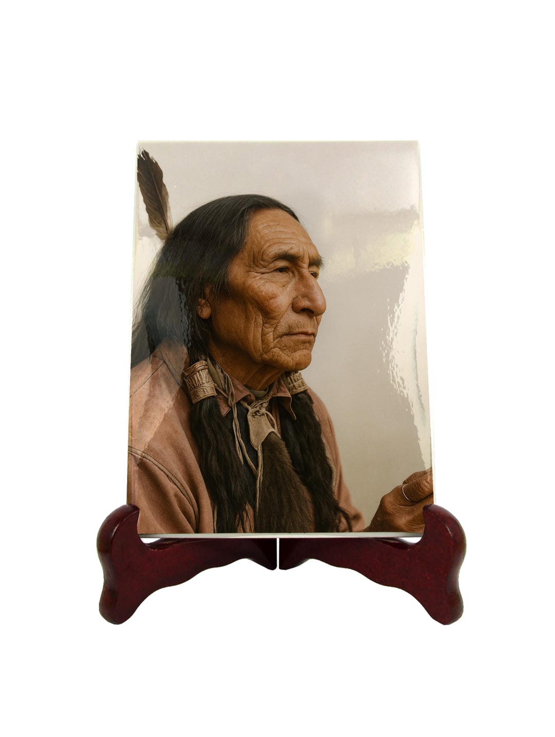 Nicholas Black Elk Icon: Catholic Home Altar Ceramic Tile Art - Etsy