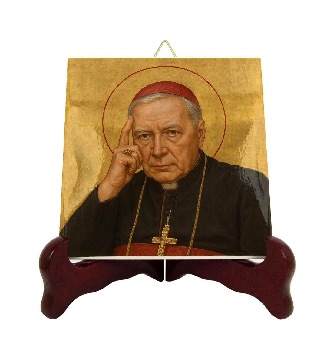 Blessed Stefan Wyszyński Ceramic Icon – Catholic Cardinal Wall Art ...
