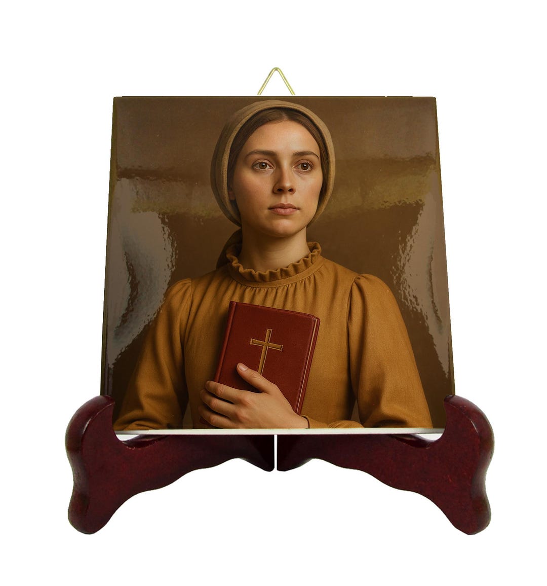 Saint Margaret Clitherow Icon: Handcrafted Ceramic Religious Tile - Etsy