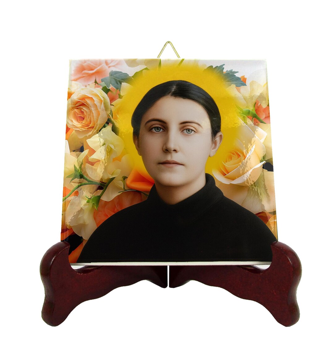 Catholic Ceramic Icon of Saint Gemma Galgani – Patroness of Students ...