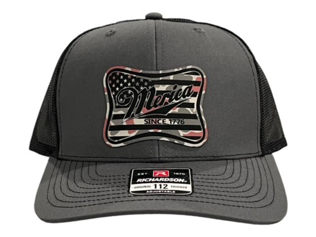 Camo Merica Patch Hat- Richardson 112 - Etsy