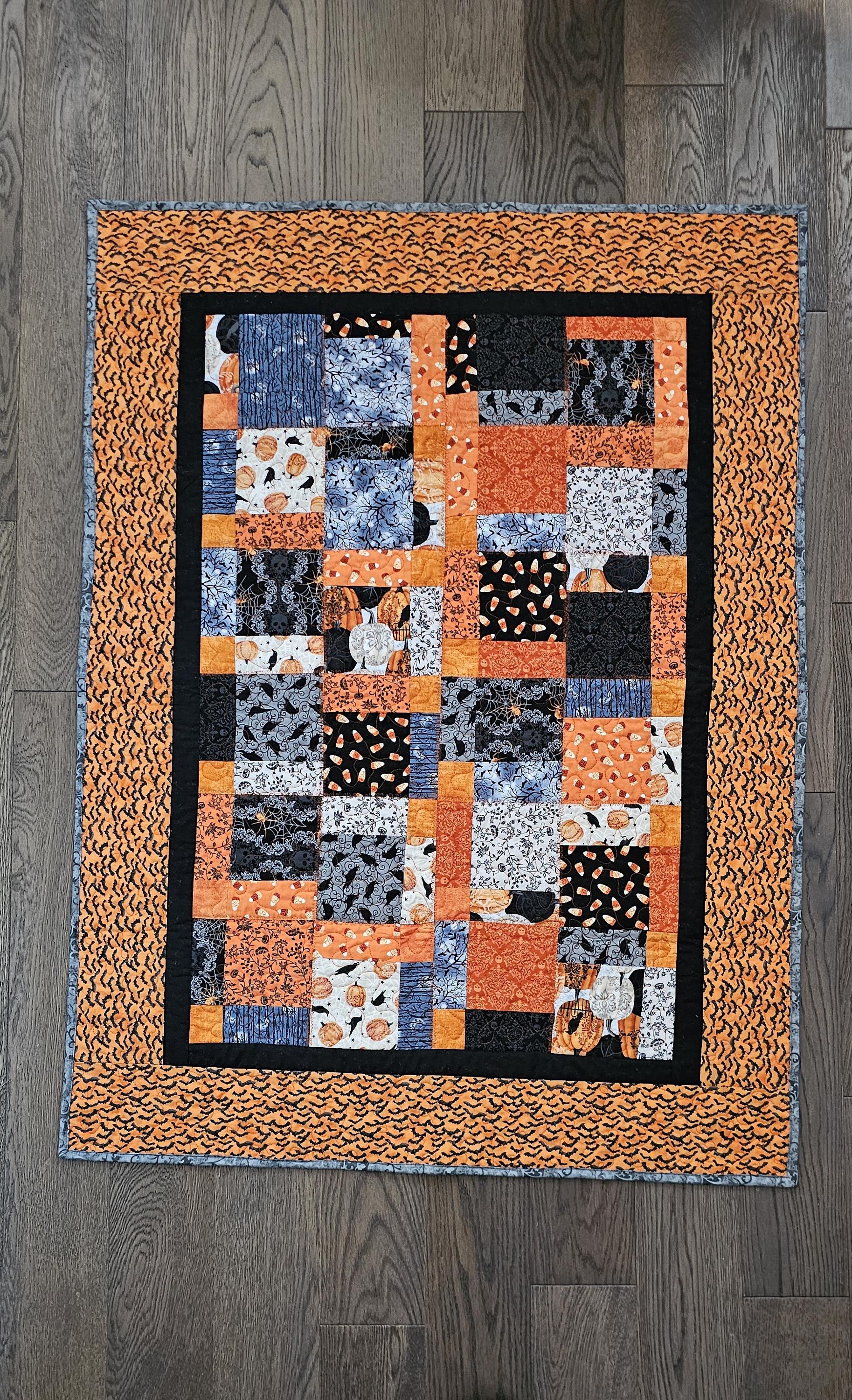 Handmade Halloween Lap Quilt Made With 100% Quilting Cottons - Etsy