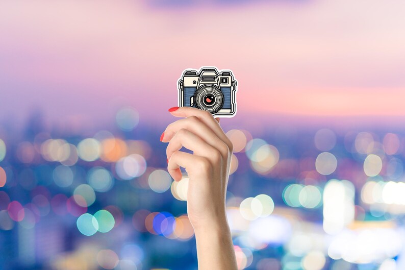 Vintage Camera Sticker | Waterproof Die Cut Vinyl - Etsy