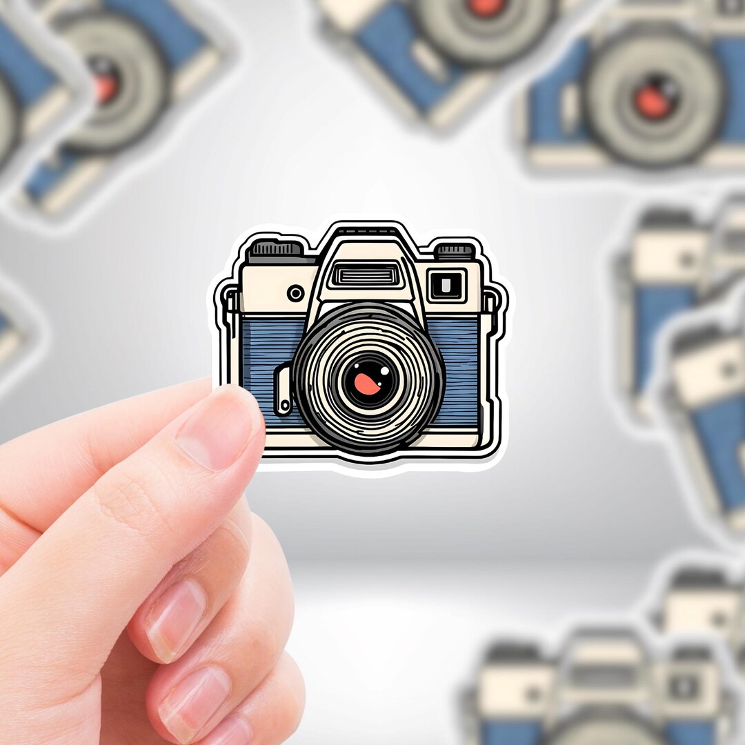 Vintage Camera Sticker | Premium Die Cut Stickers | Premium Vinyl ...