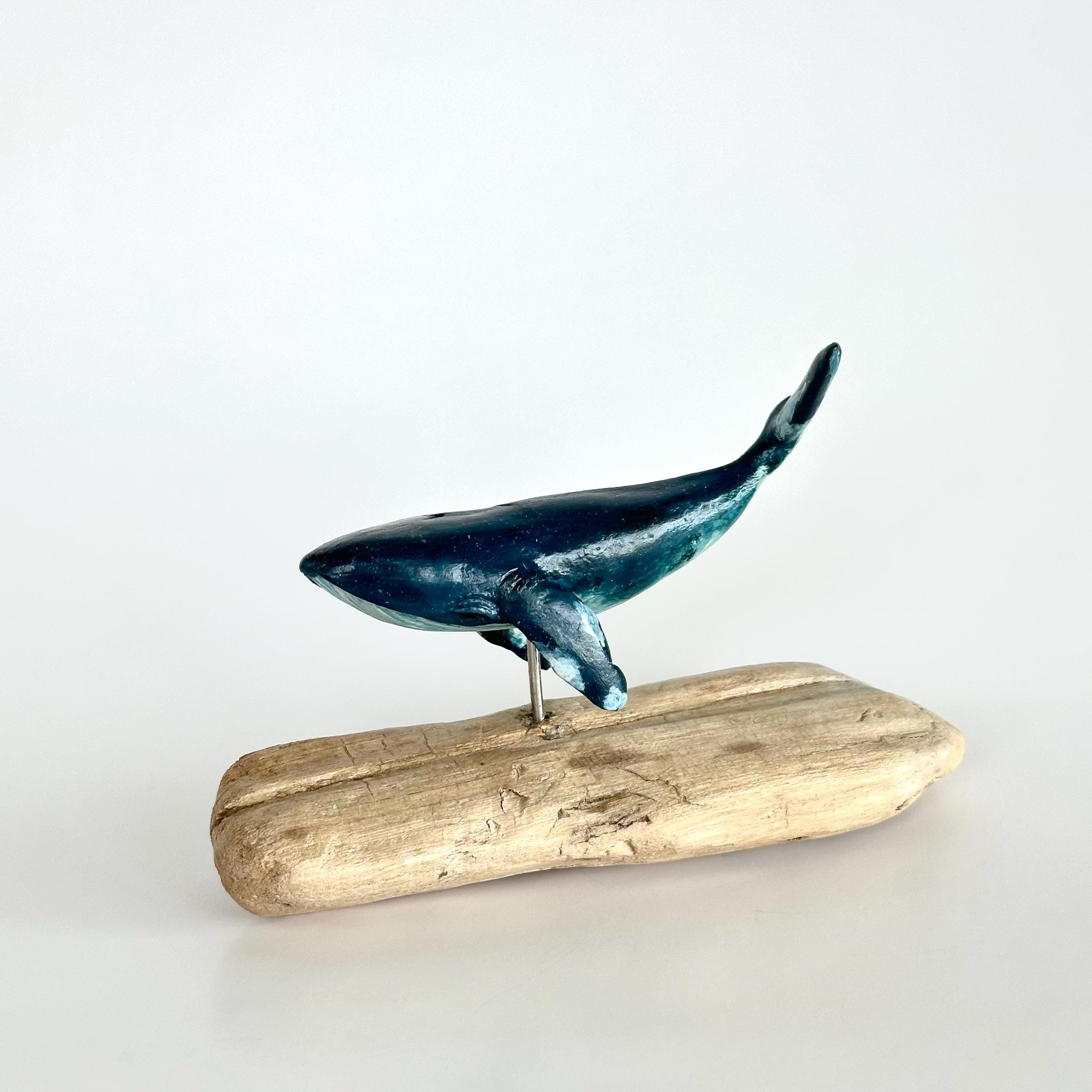 Blue Whale Paper Mache Sculpture | Unique Gift for Wildlife Lovers ...