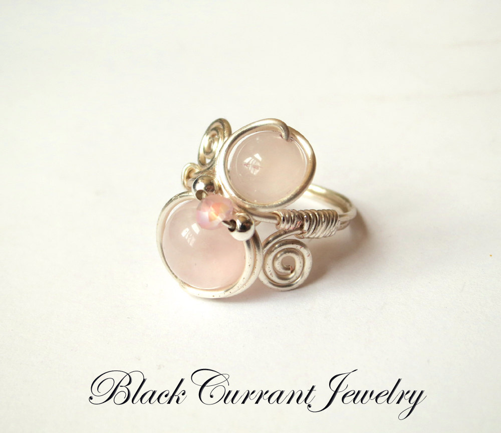 Tutorial Wire Ring With Two, Three or Four Beads, DIY Project, Step by ...