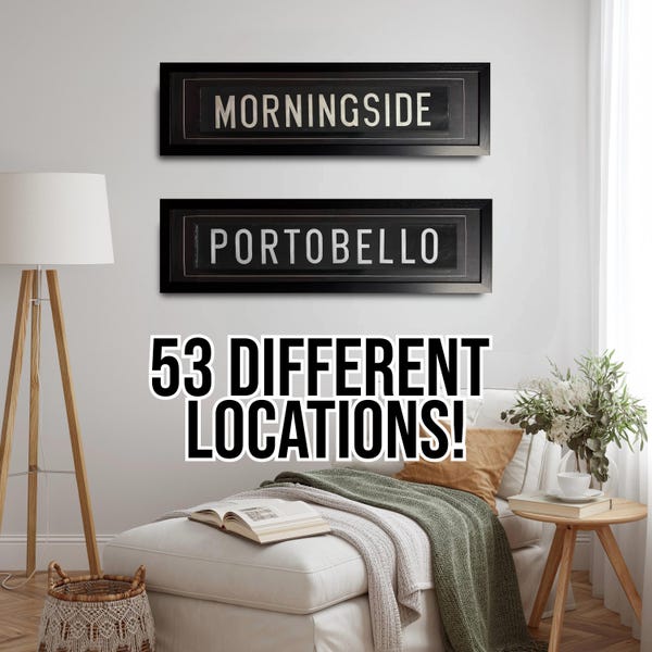Bus Destination Blinds - Etsy