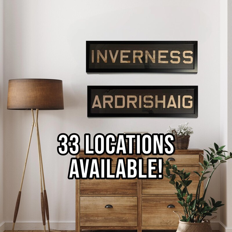 Bus Destination Blind - Etsy UK