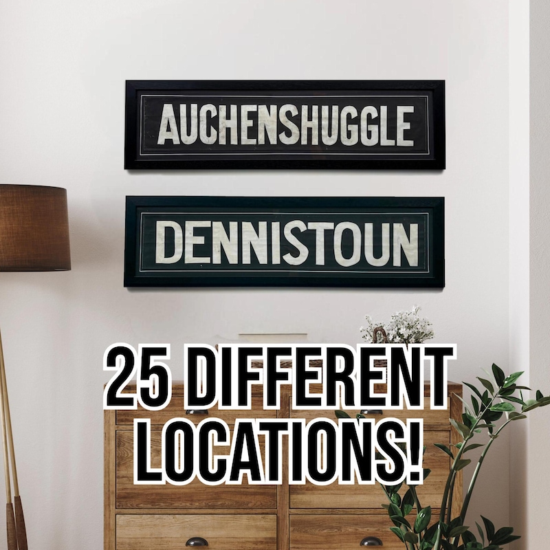 Bus Destination Blind - Etsy UK