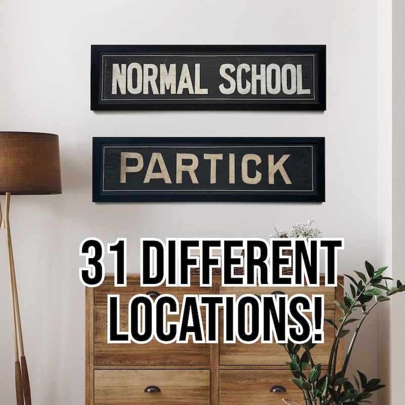 Bus Destination Blind - Etsy UK