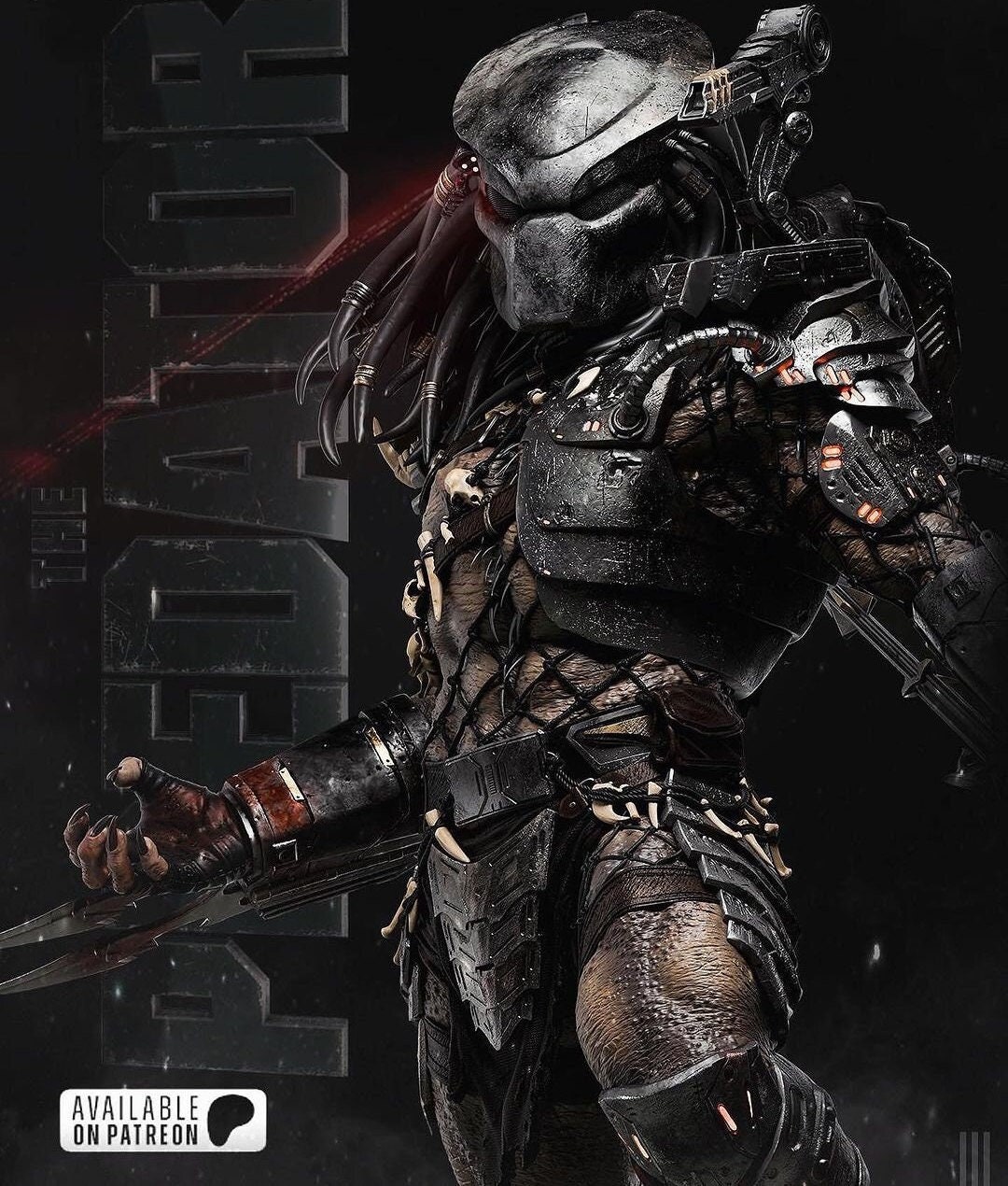 Predator STL File, 3D Printing Model, STL File for 3D Printers, 3D ...