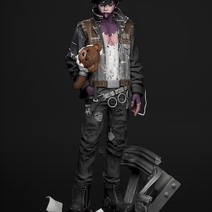 Dabi | My Hero Academia - STL Model for Resin Printer Figure 3D ...