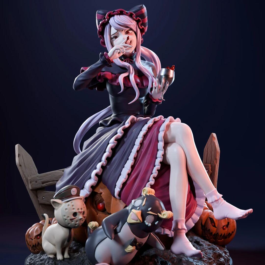 Shalltear Bloodfallen Overlord STL Model for Resin Printer Figure 3D ...