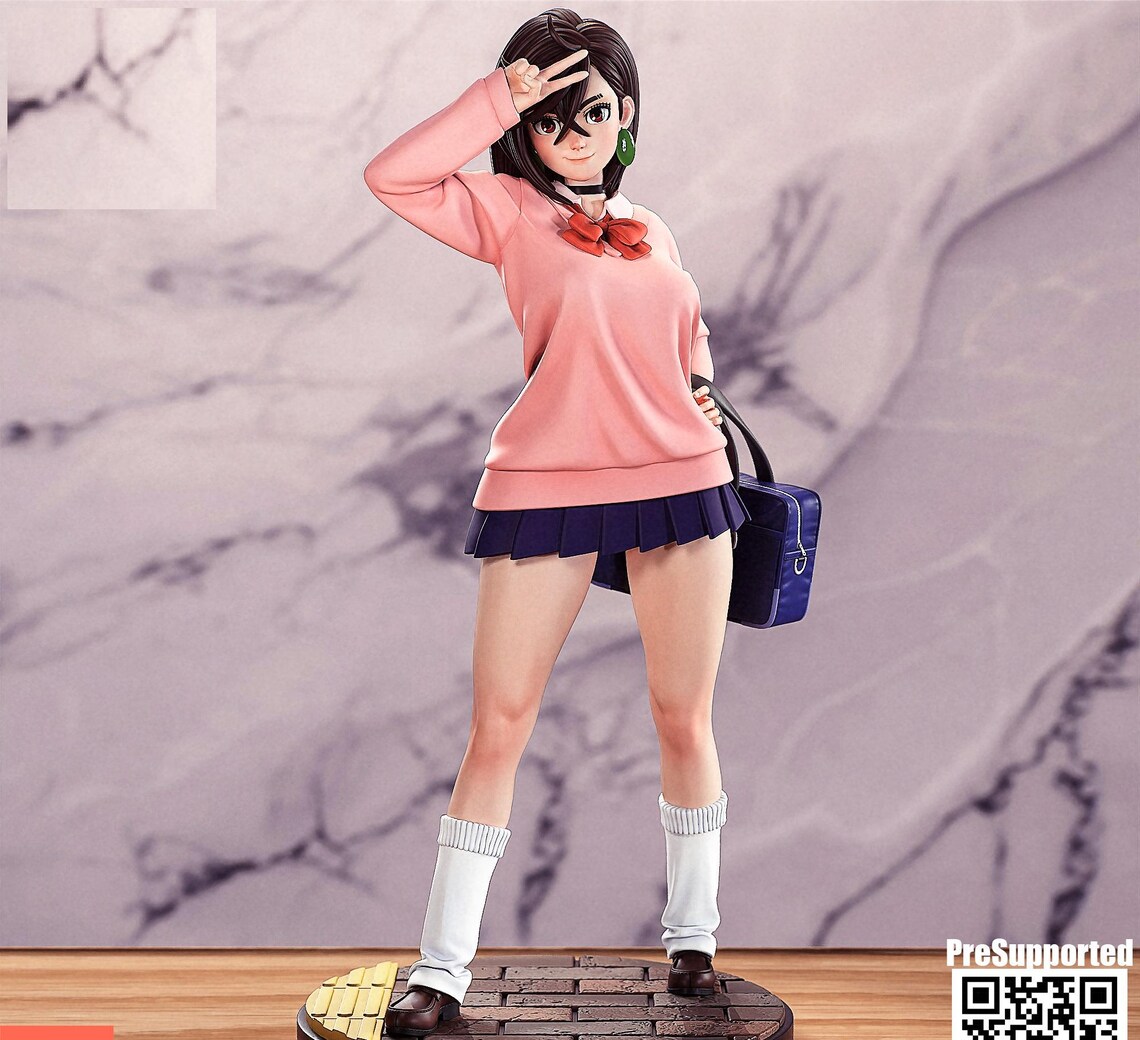 Dandadan / Momo Ayase Modelo STL para impresora de resina Impresión 3D ...