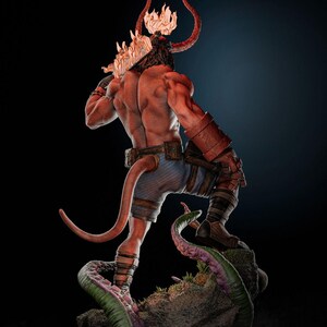Hellboy - STL Model for Resin Printer Figure 3D Printing - High Quality ...