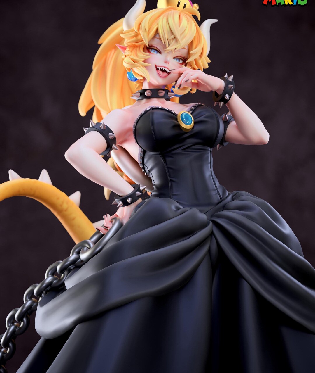 Bowsette STL Model for Resin Printer Figure 3D Printing High Quality ...
