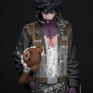 Dabi | My Hero Academia - STL Model for Resin Printer Figure 3D ...