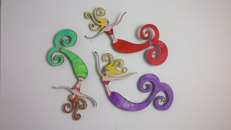 Magnets - Mermaids - Super Strong Hand Painted Magnet - Etsy
