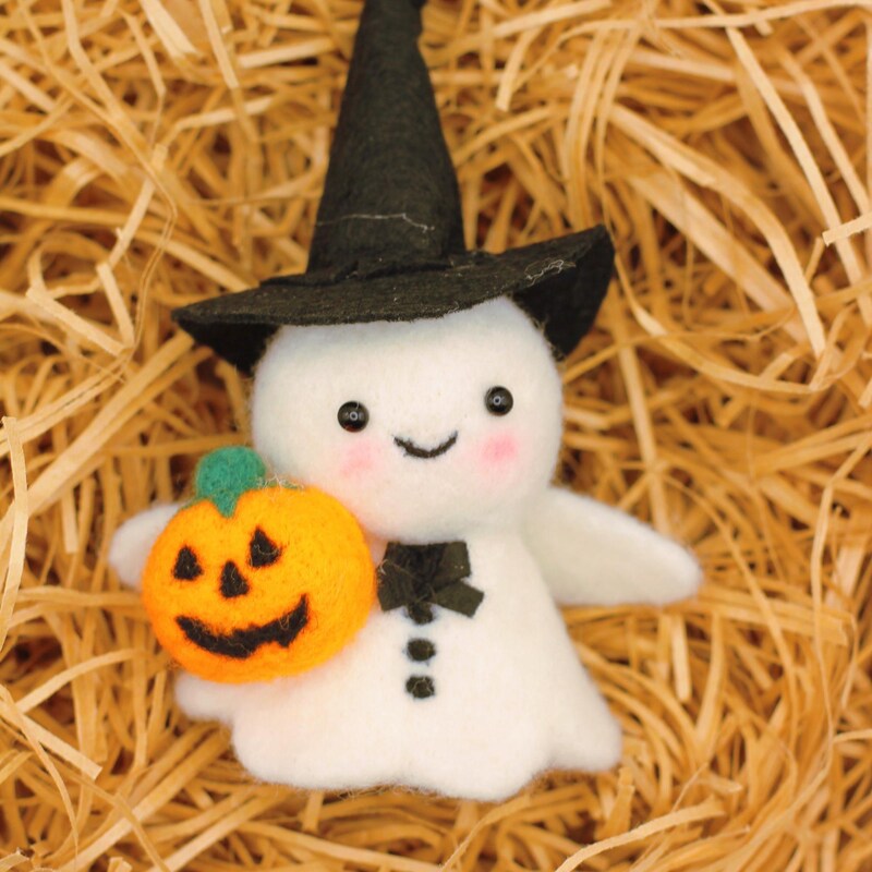 Needle Felted Ghost - Etsy