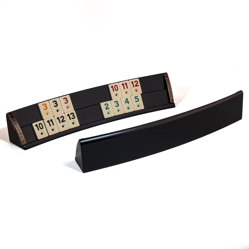 Handmade Black Wooden Curved Rummikub Set - Etsy