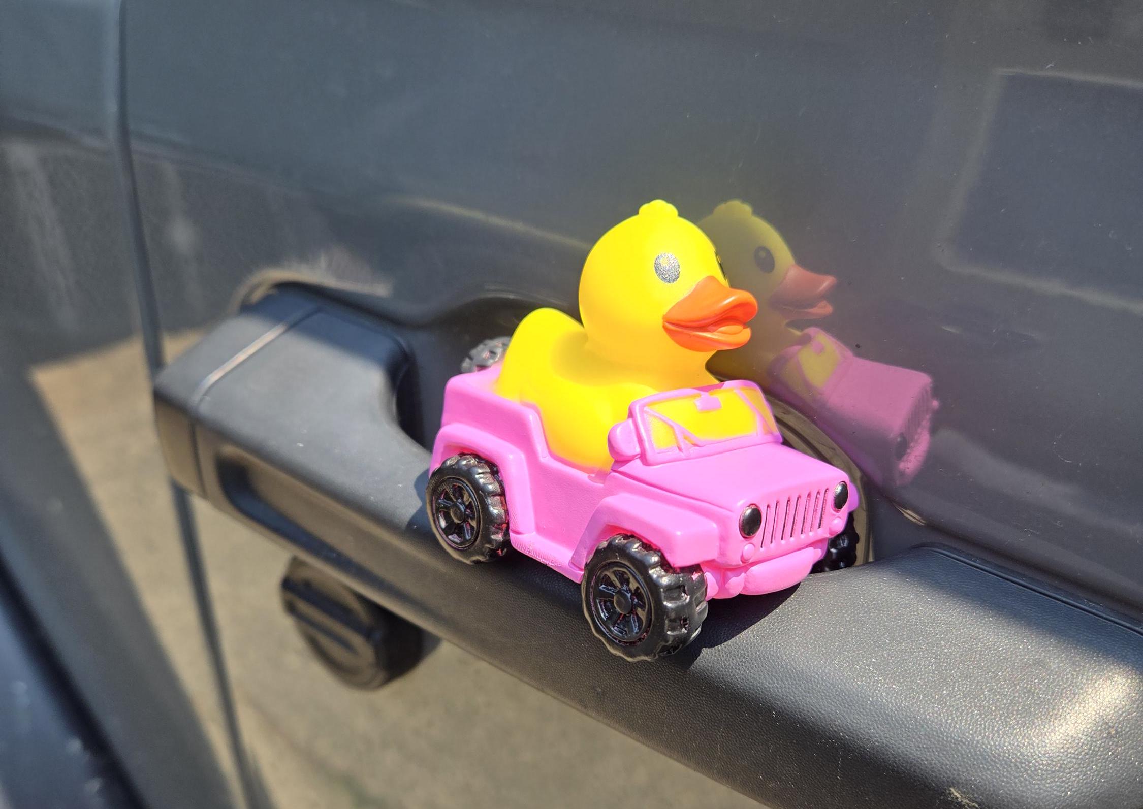 NEW COLORS Rubber Duck Driver in Pink 4x4. Happiness is Being Ducked - Etsy
