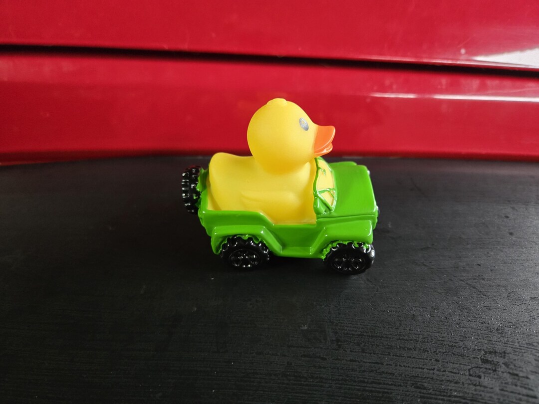 New Colors!! Rubber Duck Driver in Bright Green .. Happiness is Being ...