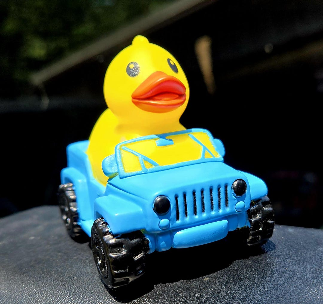 New Colors!! Rubber Ducks in a 4x4, Rubber Duck Driver in Blue Truck ...