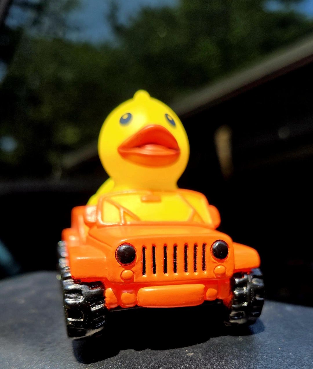New Colors!! Rubber Duck Driver in Orange 4x4.. Duck a Jeep. FREE ...