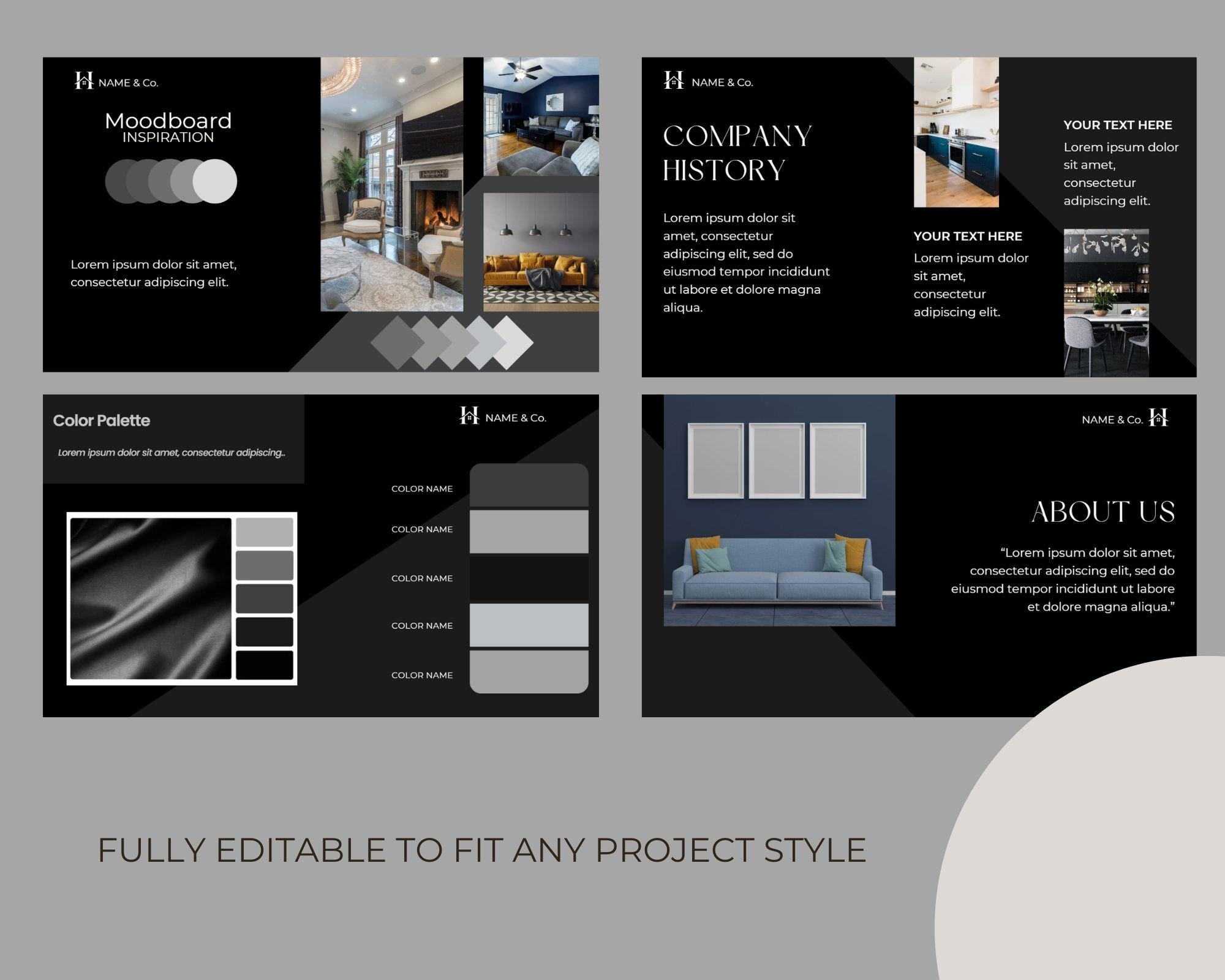 Interior Design Template - Etsy