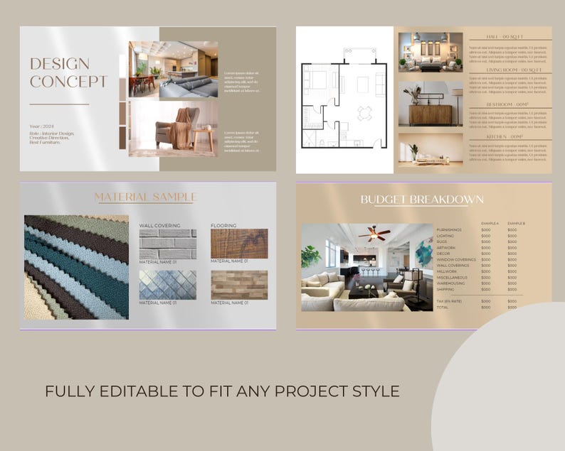 Interior Design Template - Etsy