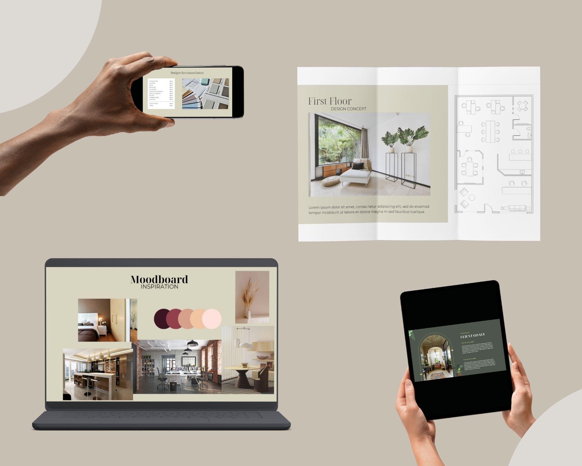 Interior Design Template - Etsy