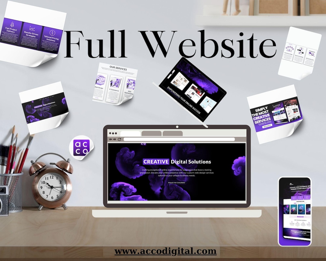 WEBSITE DESIGN | Unlimited Revisions | Ui Ux Design | High Quality - Etsy
