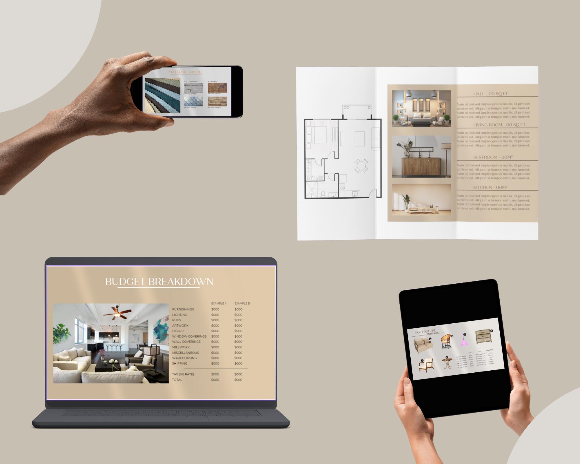 Interior Design Template - Etsy