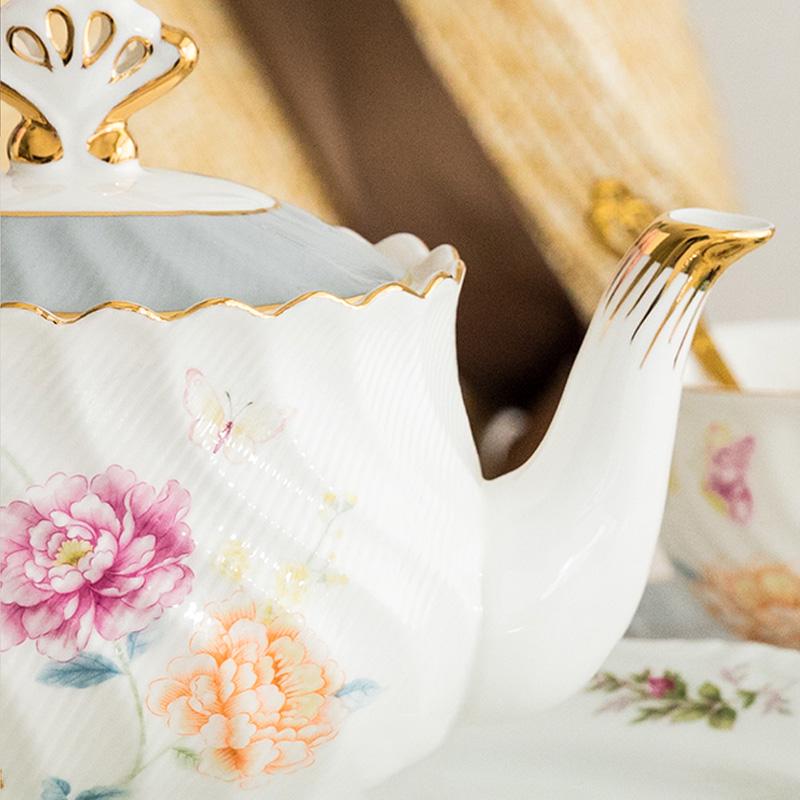 Floral Ceramic Tea Sets, Pastoral Ceramic Tea Sets, Teapots With Tea ...