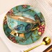 Blue Ceramic Tea Set, European Flower Bird Ceramic Coffee Set, Flower ...