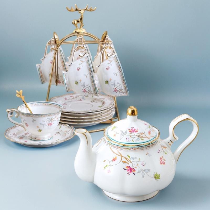 Ceramic Tea Set - Etsy