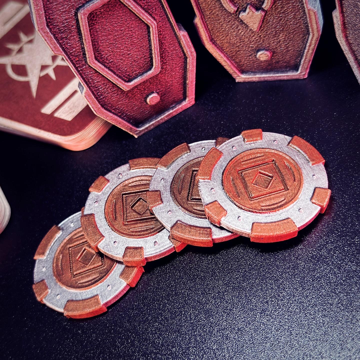 Kessel Sabacc Starter Shift Tokens & Chip (STL 3D Print Files ONLY!) - Etsy