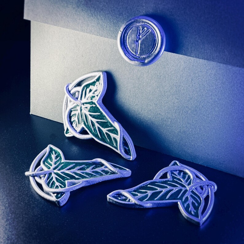 Leaf of Lorien Elven Fellowship Brooch (STL 3D Print File ONLY!) - Etsy