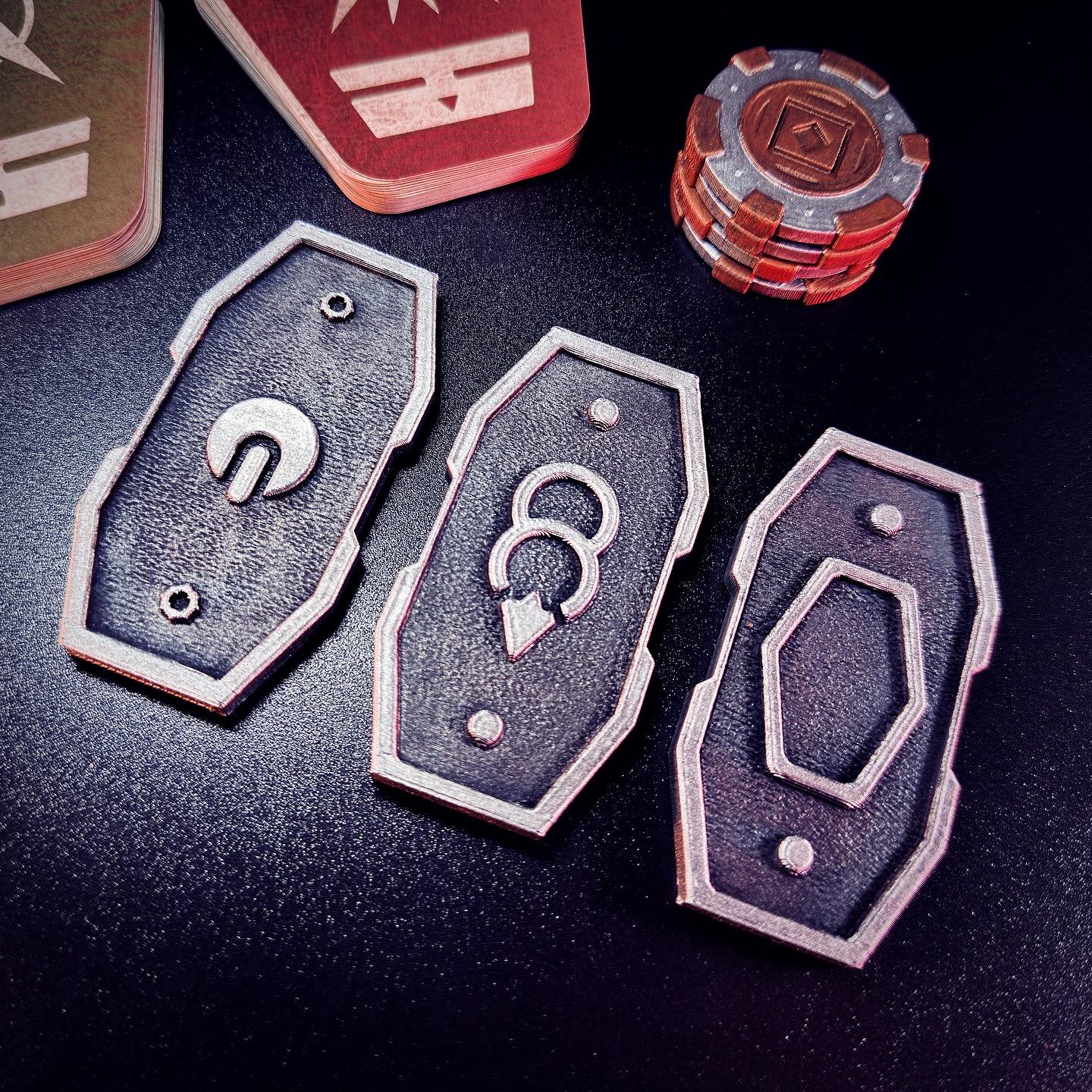 Kessel Sabacc Starter Shift Tokens & Chip (STL 3D Print Files ONLY!) - Etsy