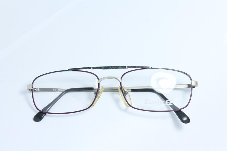 Vintage ESSILOR EE 740 C442 Colorful Rare Unique Eyeglasses Frame ...