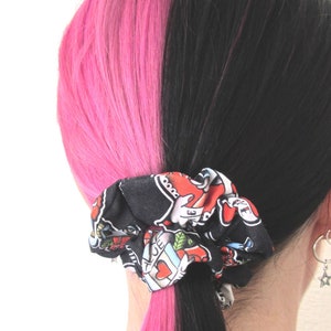 Tattoo Print Hair Scrunchie by Dolly Cool Swallow Heart - Etsy