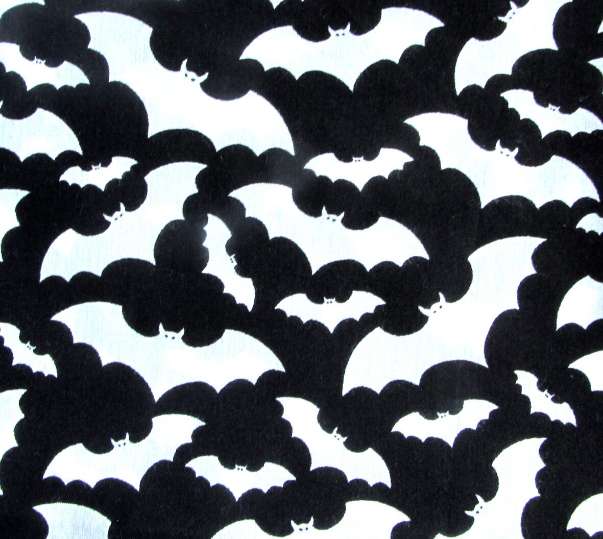 Bat Print Hair Tie Black & White by Dolly Cool | Etsy