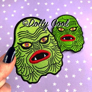 Creature From the Black Lagoon Iron on Patches - Patch Set of Two ...