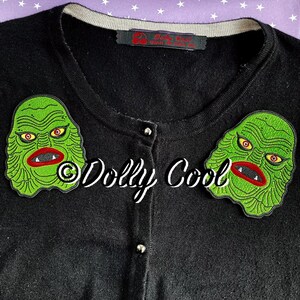 Creature From the Black Lagoon Iron on Patches - Patch Set of Two ...